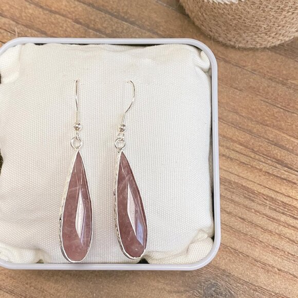 Kinsley Armelle | Jewelry | Kinsley Armelle Darcy Collection Silver Ruby Earrings Nwt | Poshmark